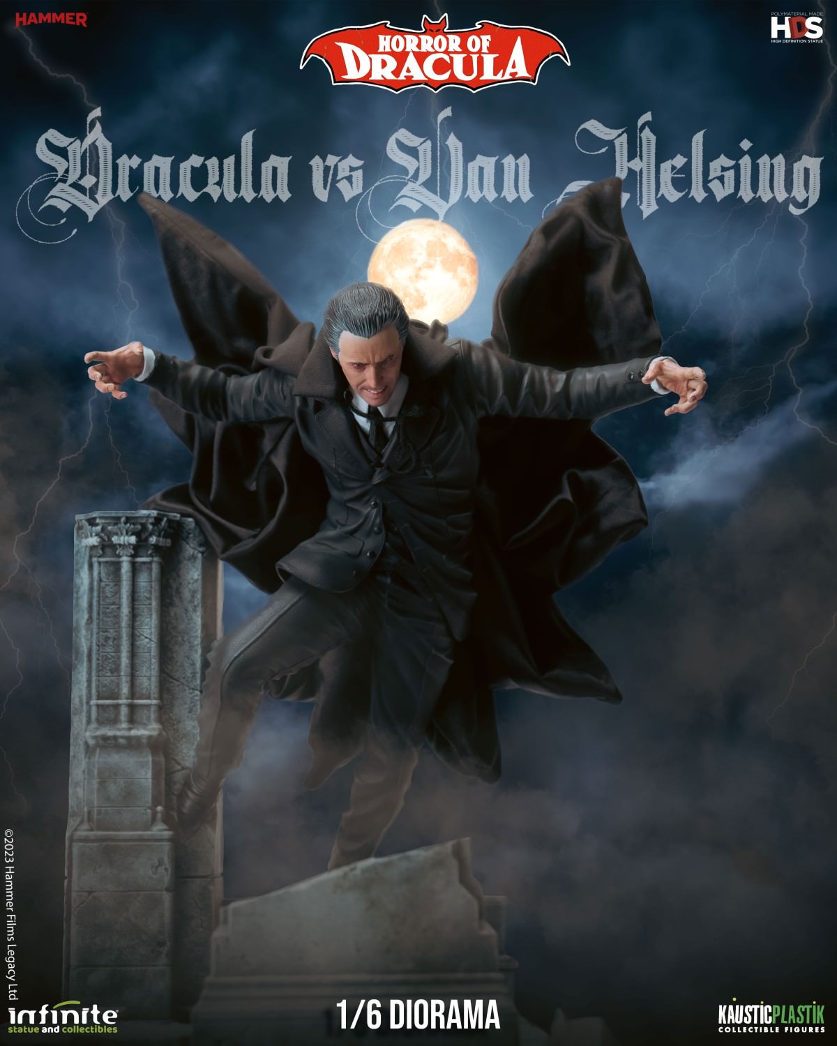 Dracula vs Van Helsing Diorama by Infinite Statue | Sideshow Collectibles