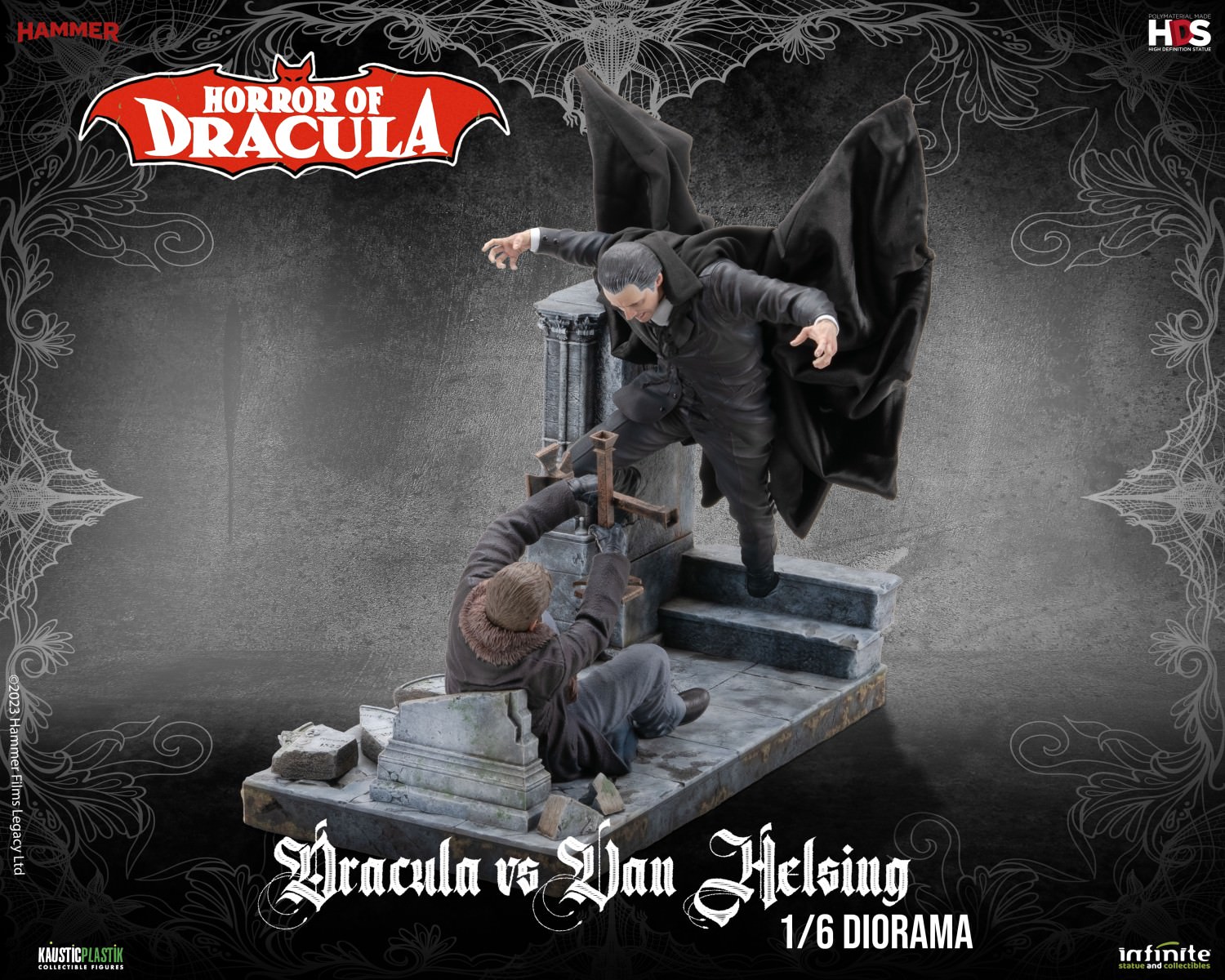Dracula vs Van Helsing Diorama by Infinite Statue | Sideshow Collectibles