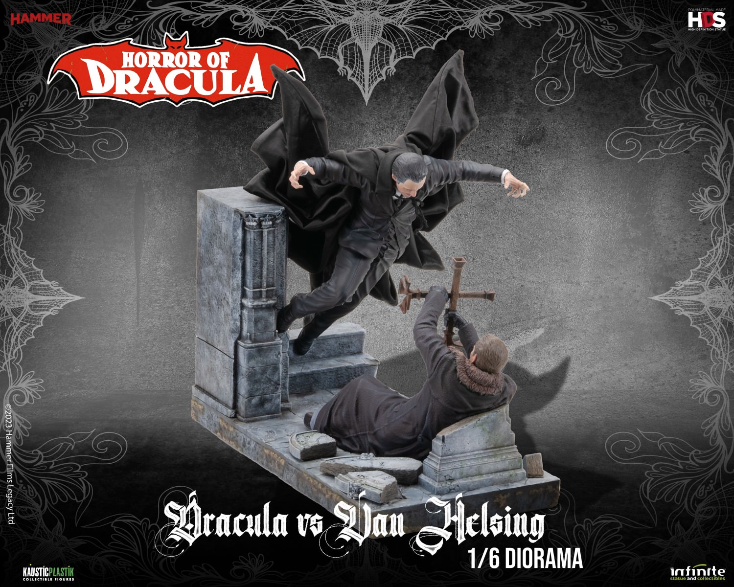 Dracula vs Van Helsing Diorama by Infinite Statue | Sideshow Collectibles