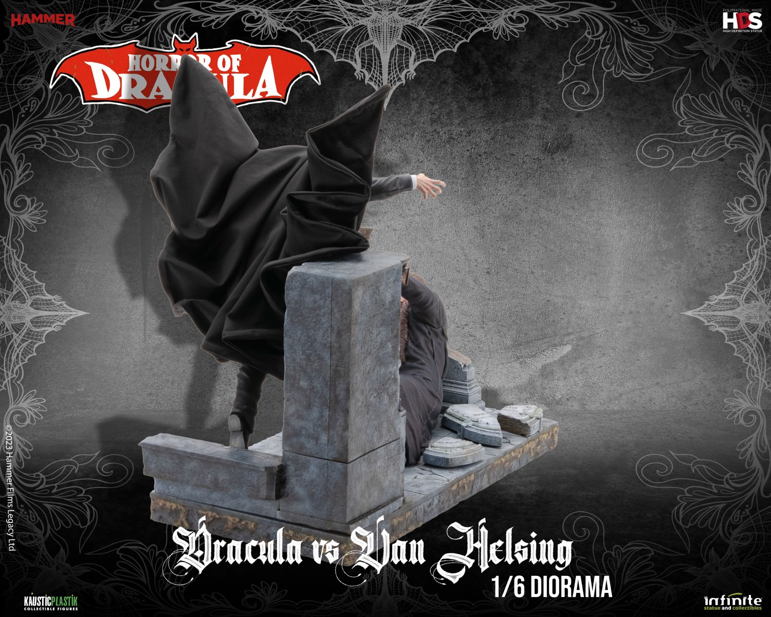 Dracula vs Van Helsing Diorama by Infinite Statue | Sideshow Collectibles