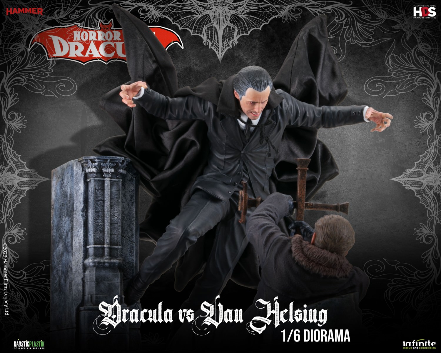 Dracula vs Van Helsing Diorama by Infinite Statue | Sideshow Collectibles