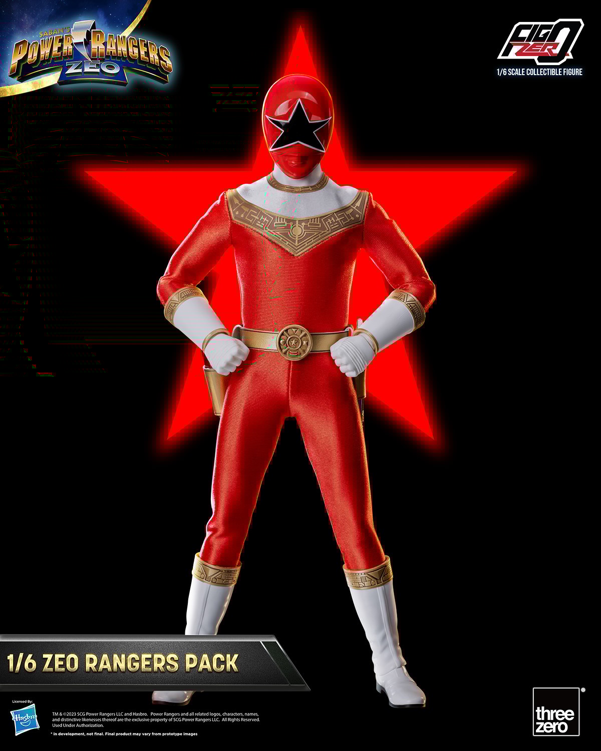 Zeo Rangers Pack Sixth Scale Figure Set by Threezero | Sideshow ...