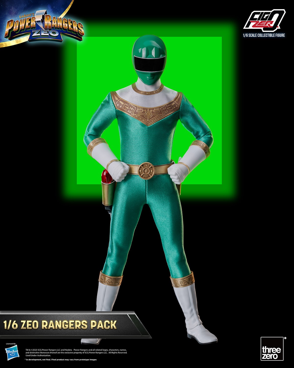 Zeo Rangers Pack Sixth Scale Figure Set by Threezero | Sideshow ...