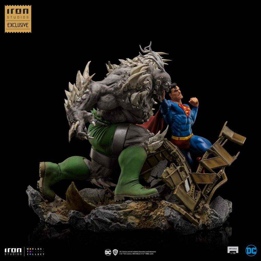 Superman Vs Doomsday BDS Art Scale 1:10 Statue by Iron Studios ...