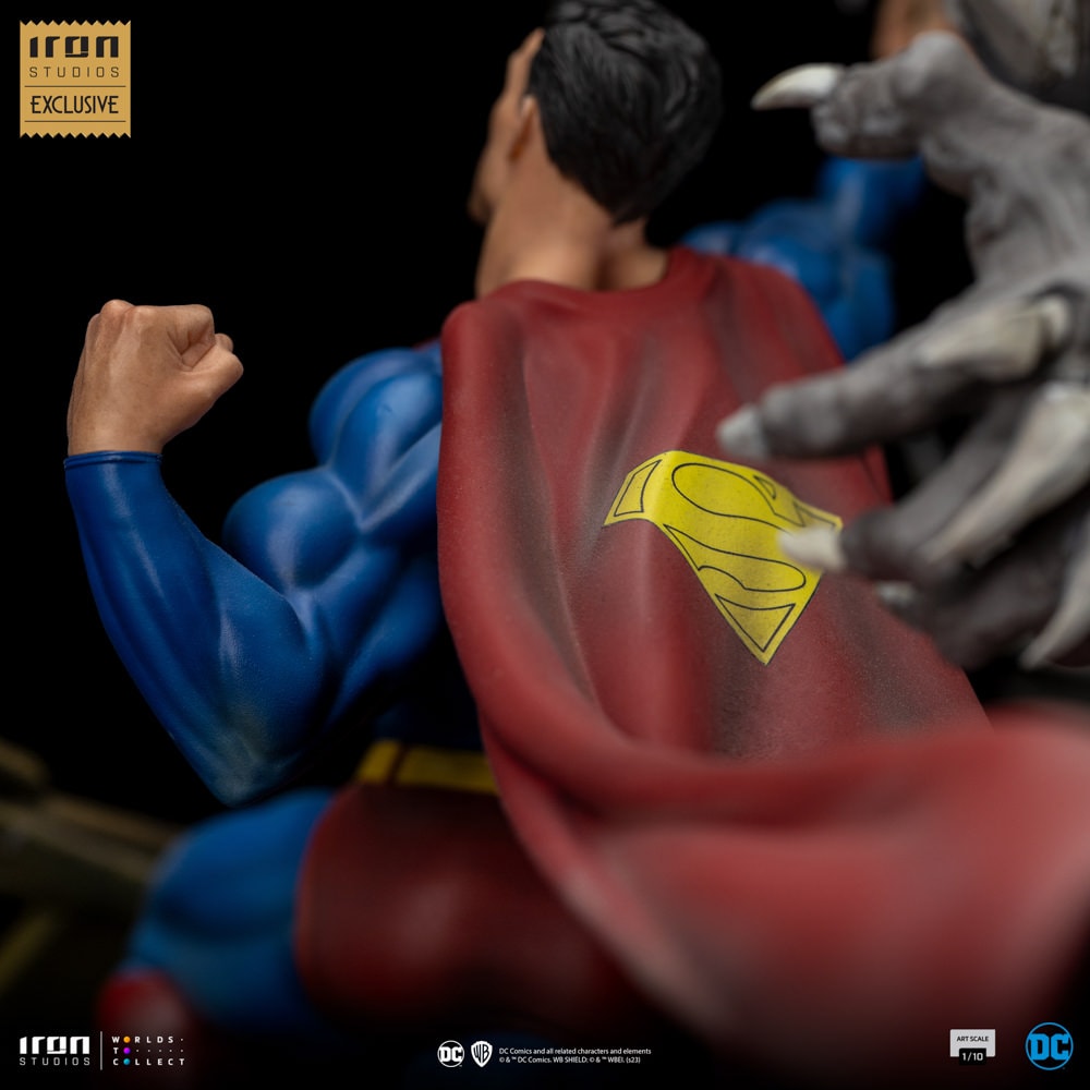 Superman Vs Doomsday BDS Art Scale 1:10 Statue by Iron Studios ...