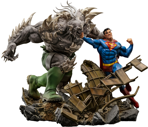 Superman Vs Doomsday BDS Art Scale 1:10 Statue by Iron Studios ...