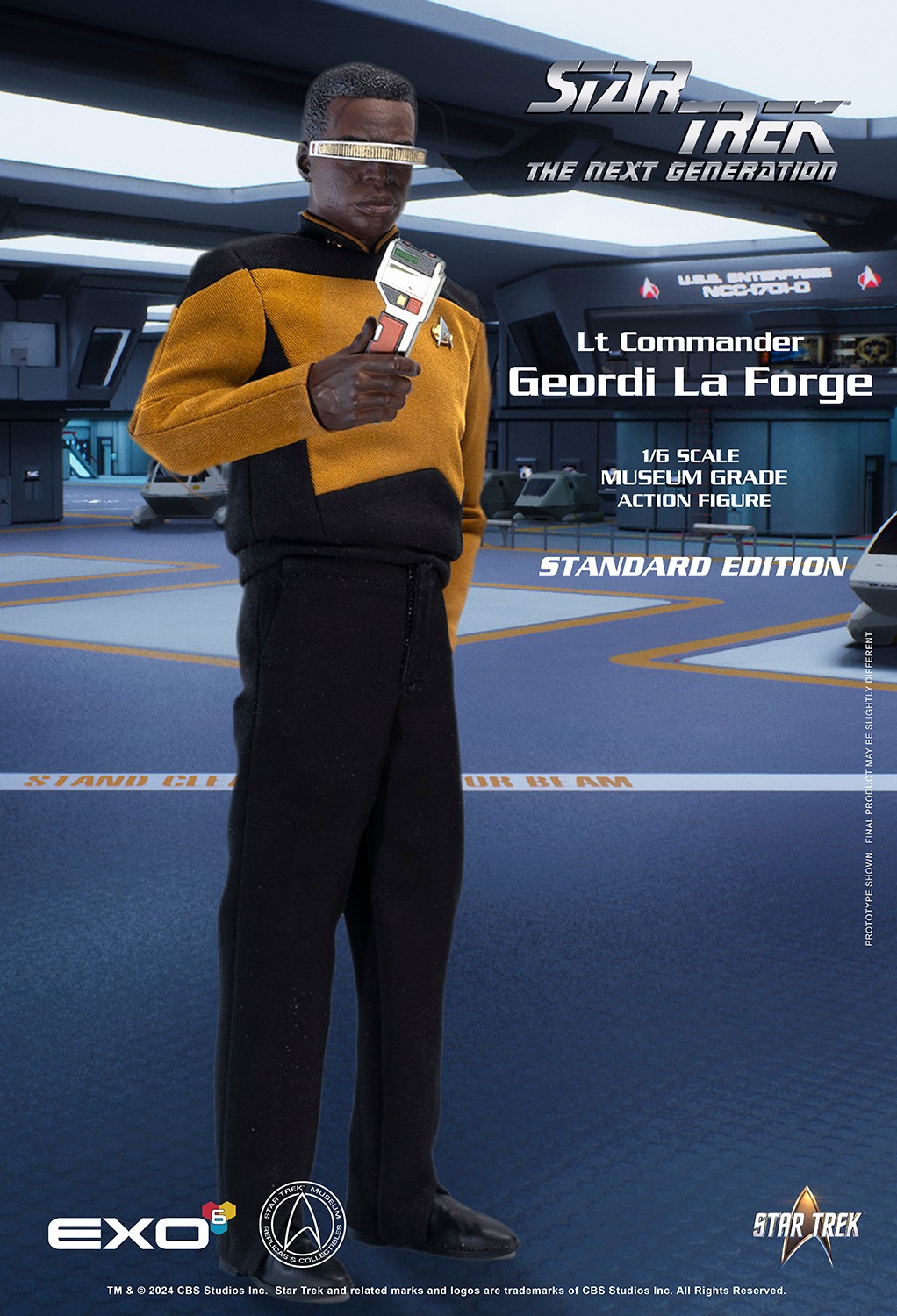 Geordi La Forge (Standard Version) Sixth Scale Figure by EXO-6 ...