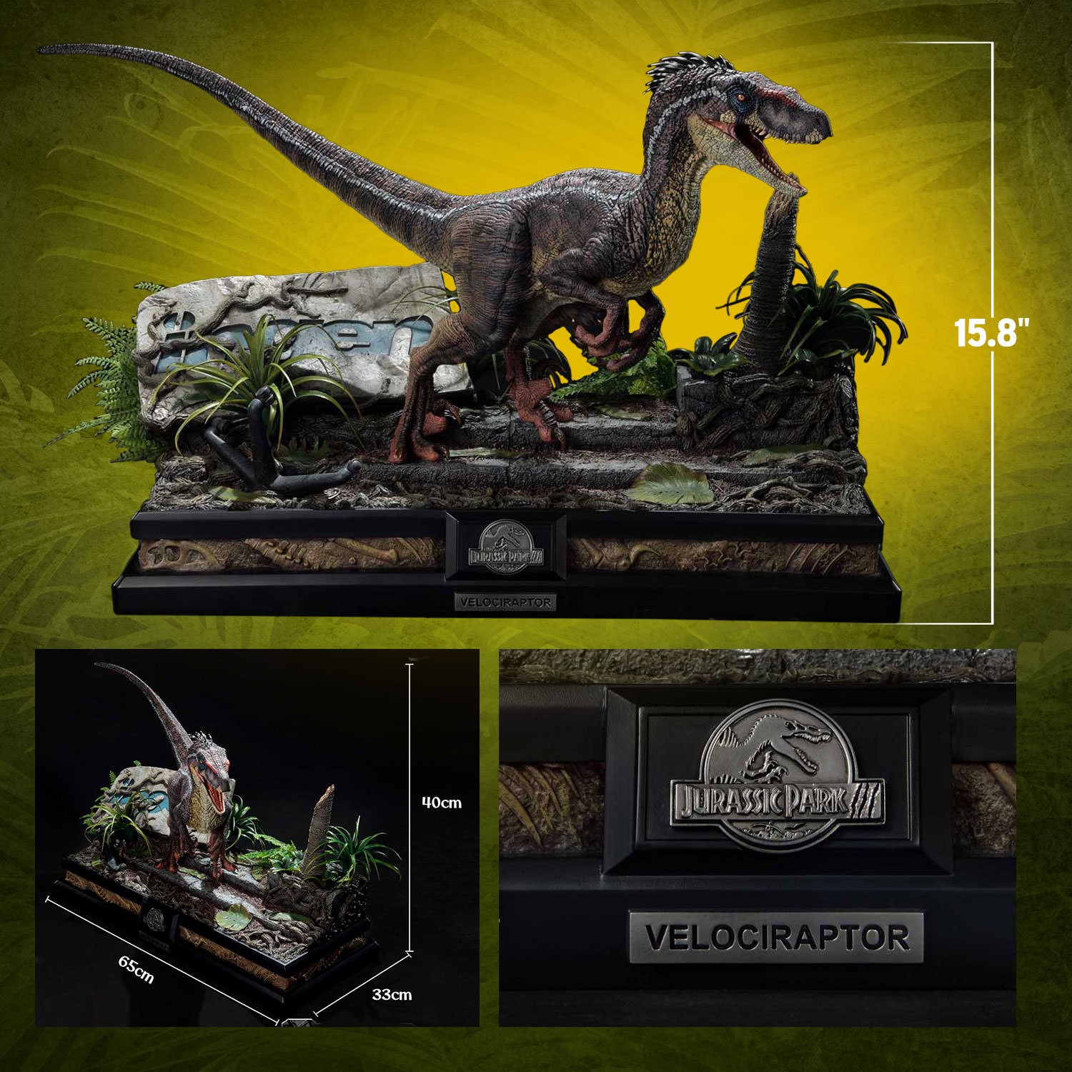 Velociraptor Male Sixth Scale Statue by Prime 1 Studio | Sideshow ...