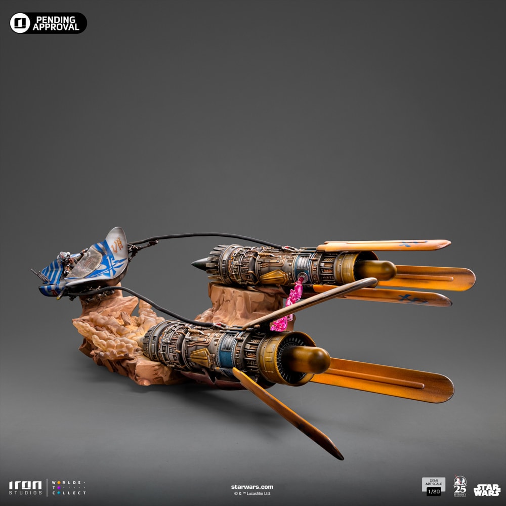 Anakin’s Pod Racer Demi Art Scale 1:20 Statue by Iron Studios ...