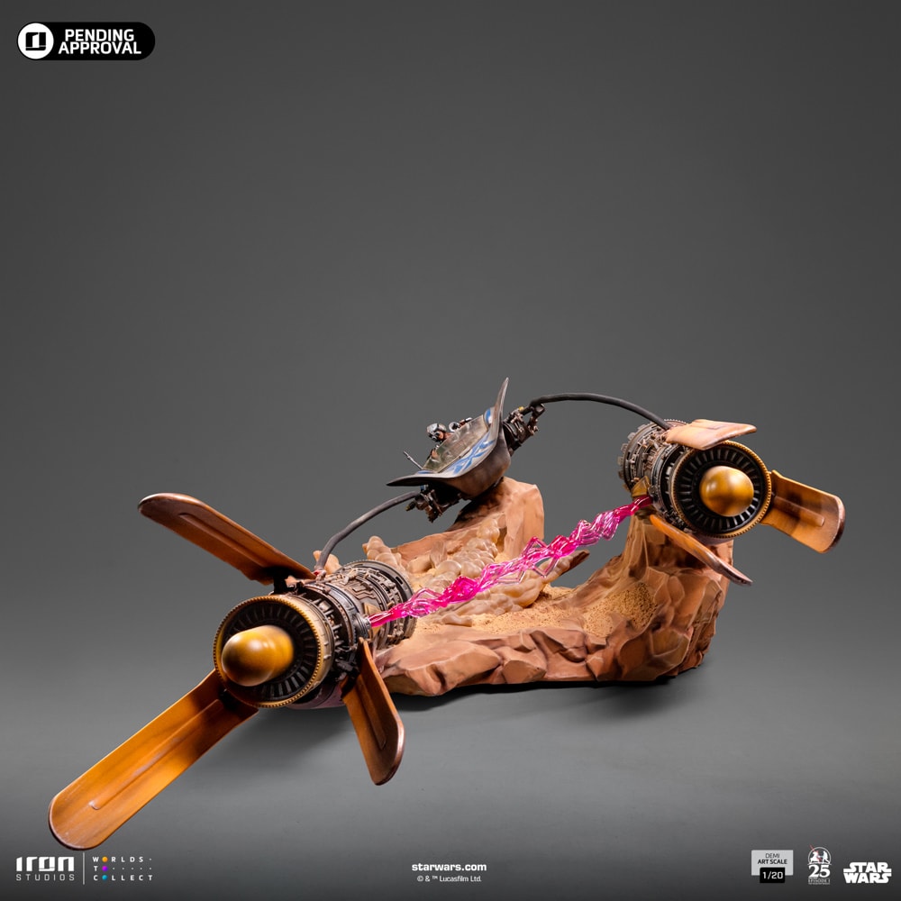 Anakin’s Pod Racer Demi Art Scale 1:20 Statue by Iron Studios ...
