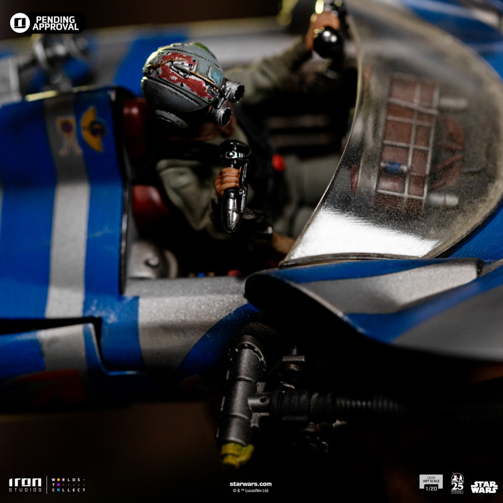 Anakin’s Pod Racer Demi Art Scale 1:20 Statue by Iron Studios ...