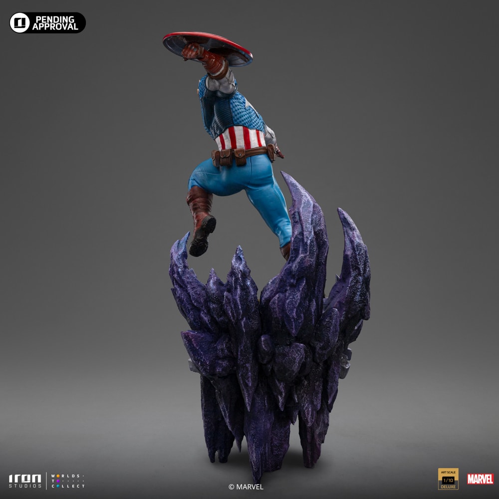 Captain America Art Scale 1:10 Statue by Iron Studios | Sideshow ...