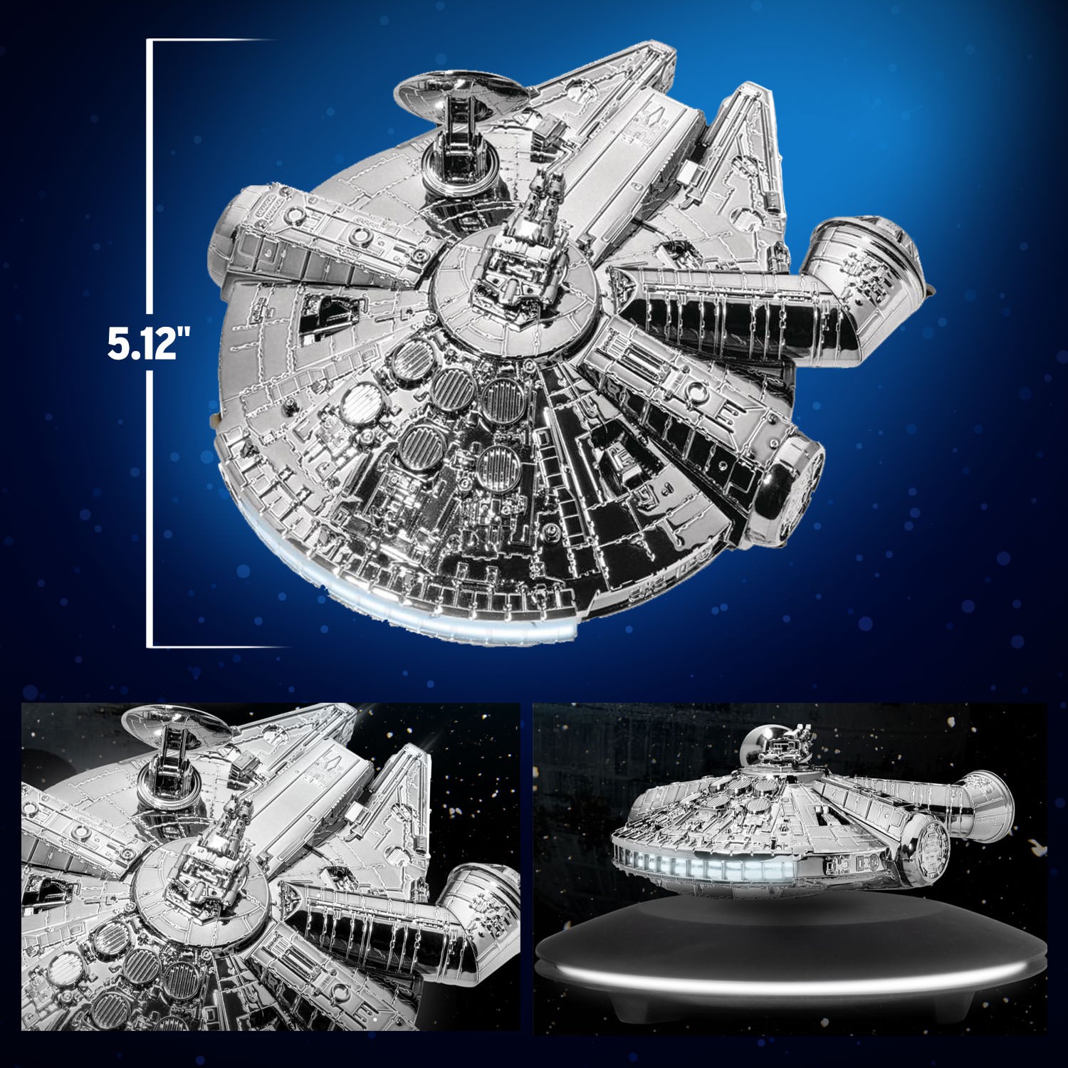 Millennium Falcon Maglev Floating Collectible Figure | Sideshow ...