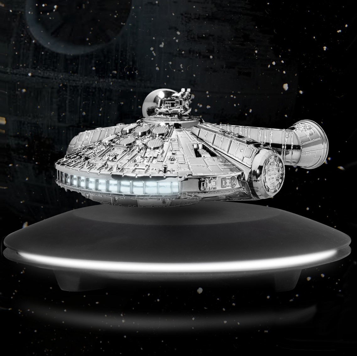 Millennium Falcon Maglev Floating Collectible Figure | Sideshow ...