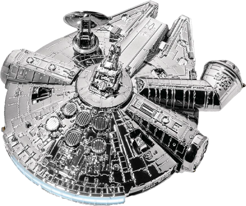 Millennium Falcon Floating Maglev (Electroplated Metallic Colors ...