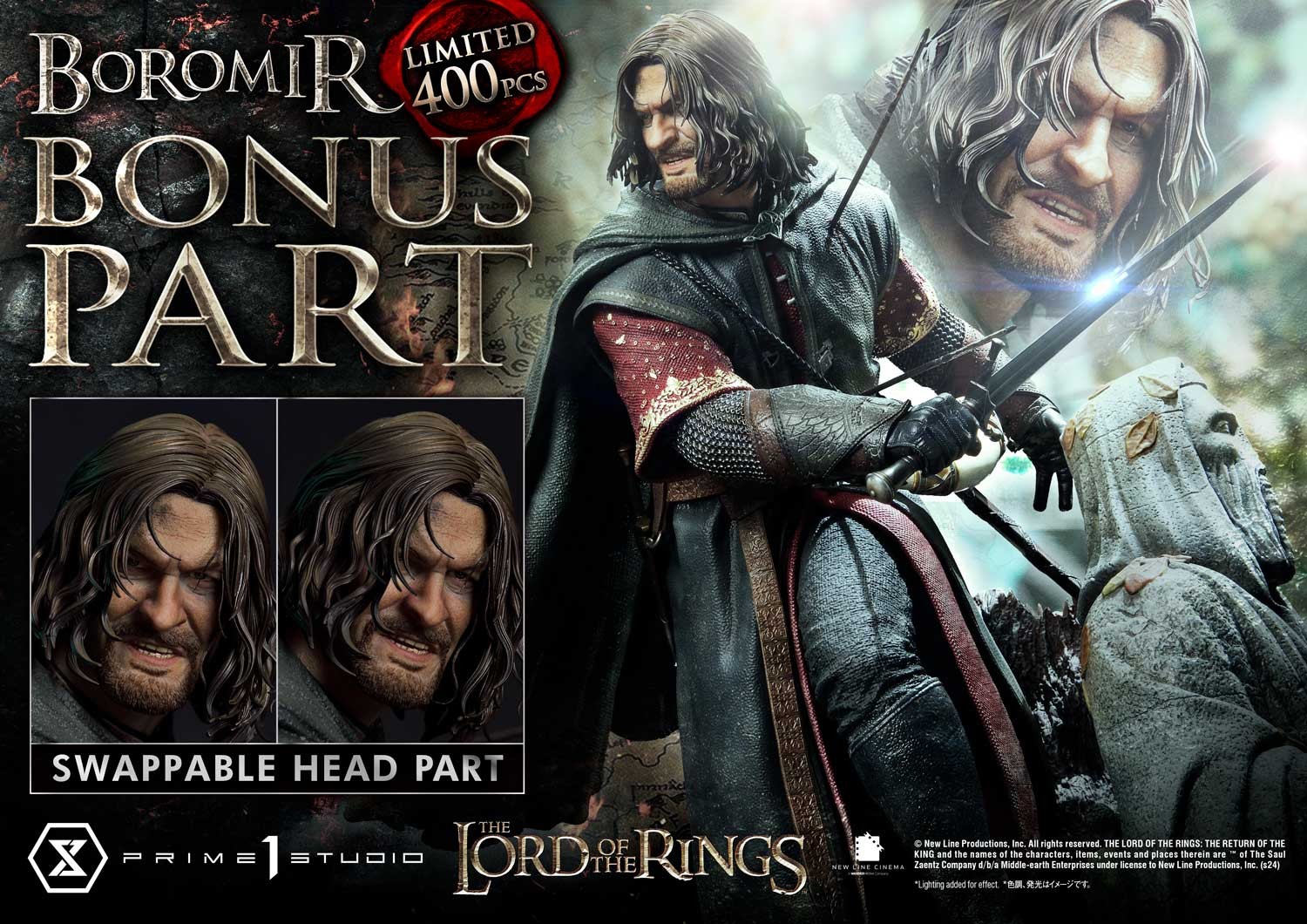 Boromir (Bonus Version) Quarter Scale Statue by Prime 1 Studio ...