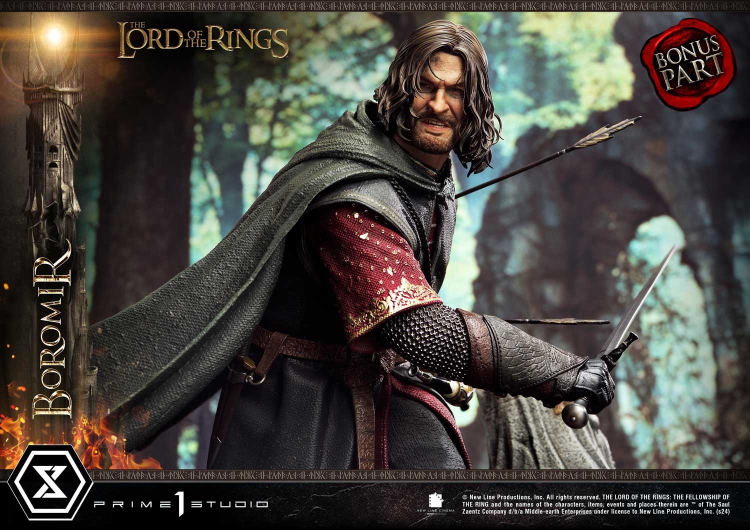 Boromir (Bonus Version) Quarter Scale Statue by Prime 1 Studio ...