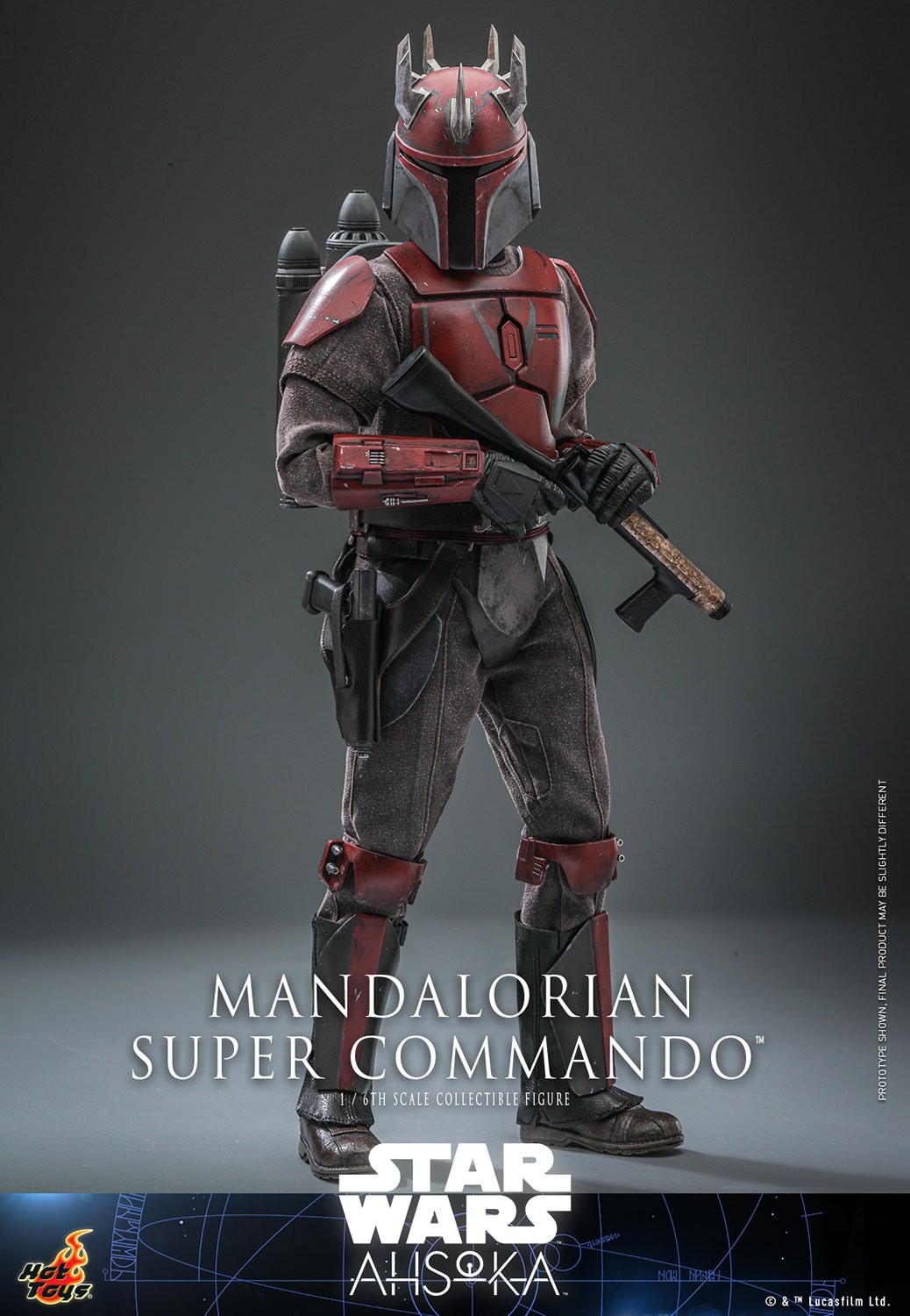 Mandalorian Super Commando Captain Sixth Scale Figure by Hot Toys ...