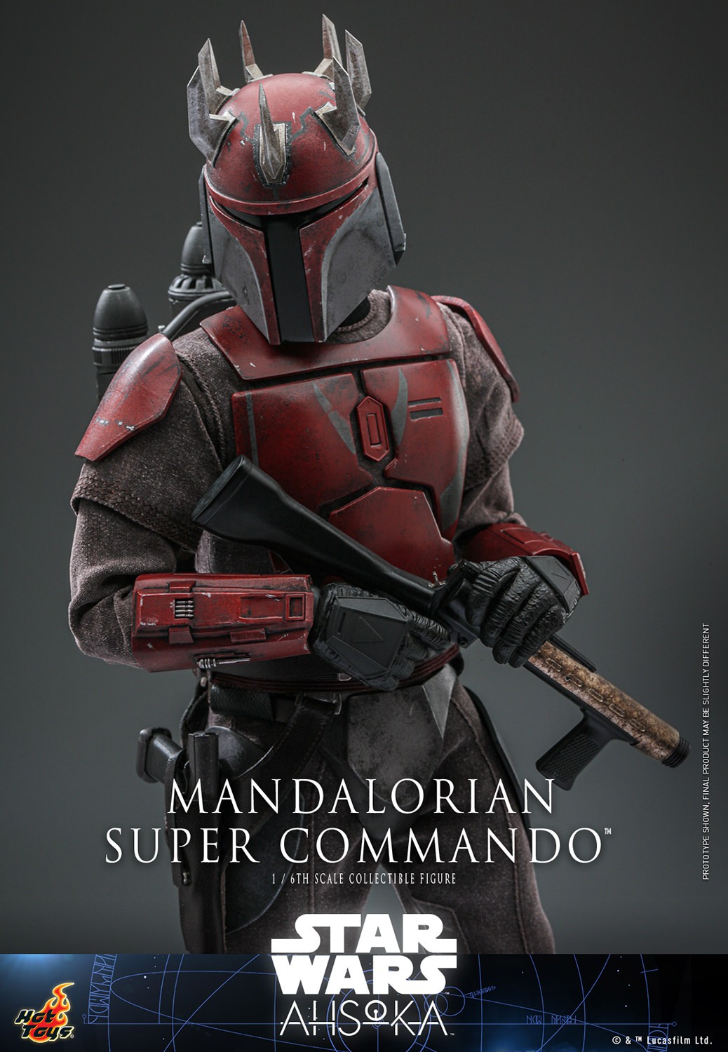 Mandalorian Super Commando Captain Sixth Scale Figure by Hot Toys ...