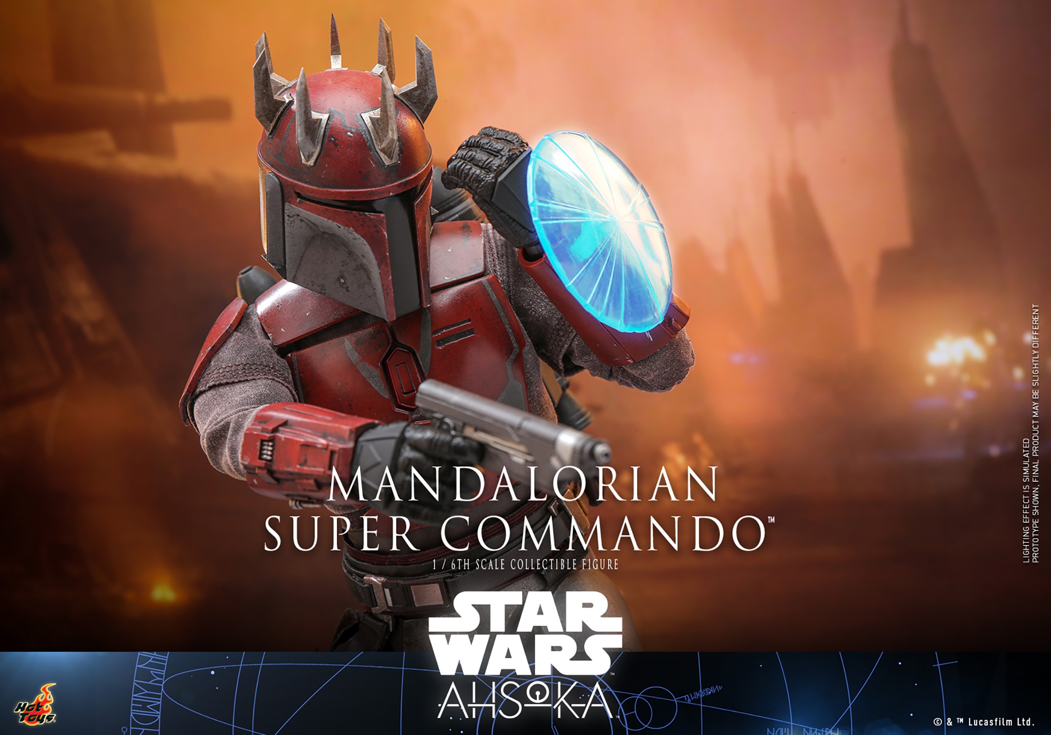 Mandalorian Super Commando Captain Sixth Scale Figure by Hot Toys ...