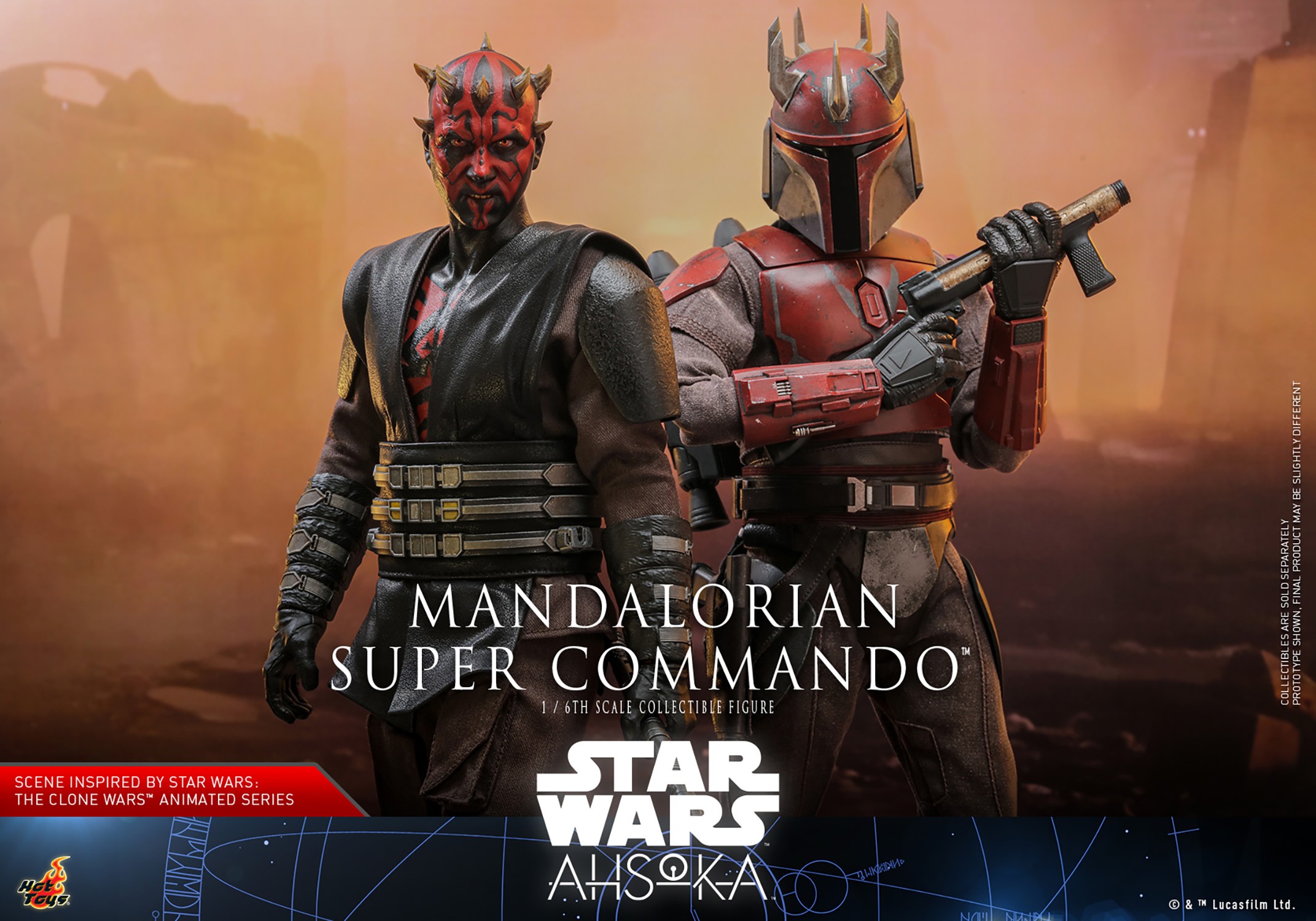 Mandalorian Super Commando Captain Sixth Scale Figure by Hot Toys ...