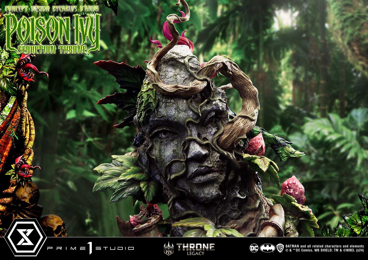 Poison Ivy Seduction Throne (Deluxe Version) Quarter Scale Statue by ...