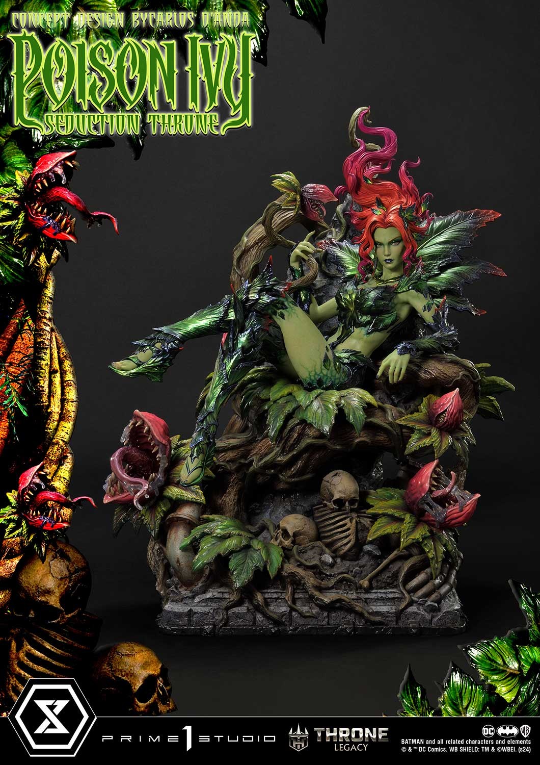 Poison Ivy Seduction Throne (Deluxe Version) Quarter Scale Statue by ...