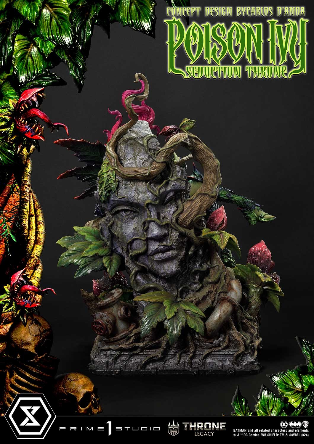 Poison Ivy Seduction Throne (Deluxe Version) Quarter Scale Statue by ...