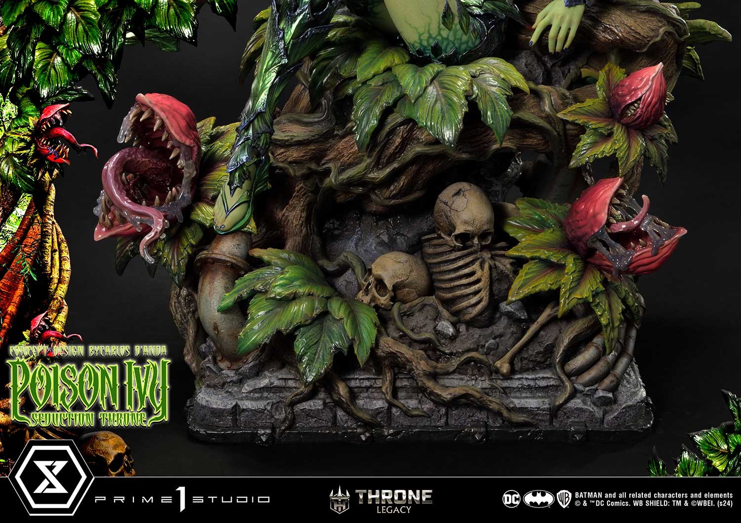 Poison Ivy Seduction Throne (Deluxe Version) Quarter Scale Statue by ...