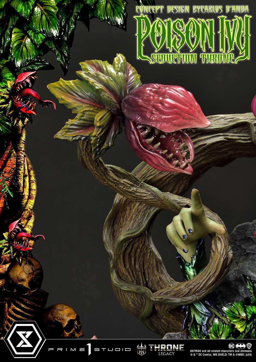 Poison Ivy Seduction Throne (Deluxe Version) Quarter Scale Statue by ...