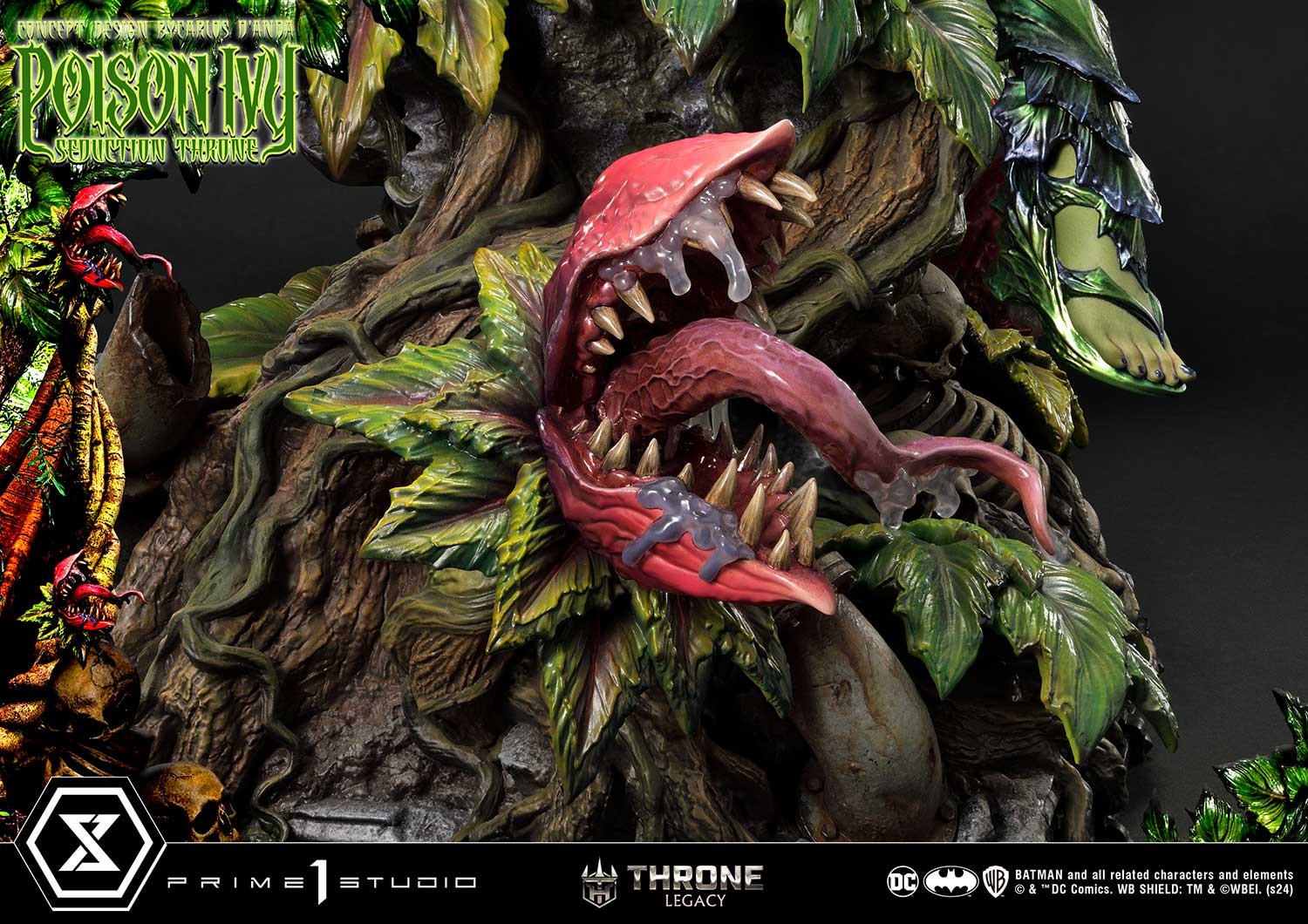 Poison Ivy Seduction Throne (Deluxe Version) Quarter Scale Statue by ...