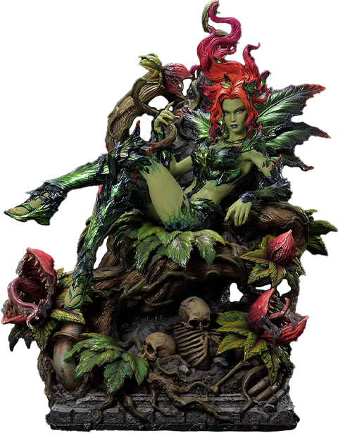 Poison Ivy Seduction Throne (Deluxe Version) Quarter Scale Statue by ...