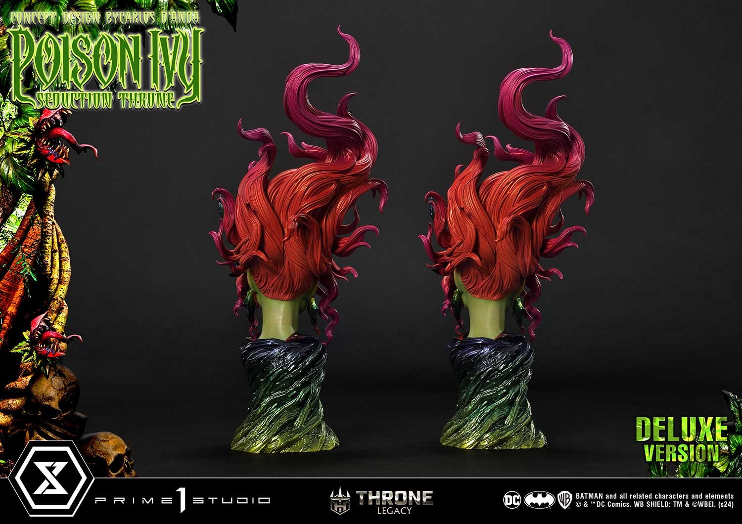 Poison Ivy Seduction Throne (Deluxe Version) Quarter Scale Statue by Prime 1 Studio | Sideshow ...
