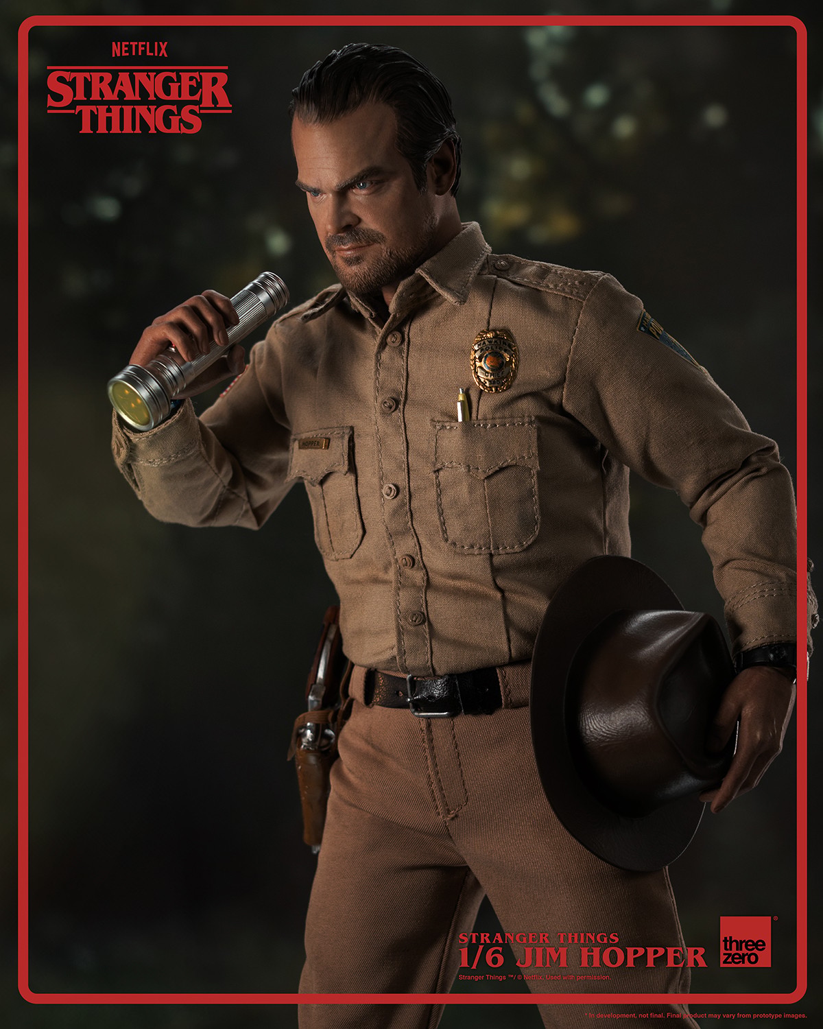 Jim Hopper (Season 1) Sixth Scale Figure by Threezero | Sideshow ...