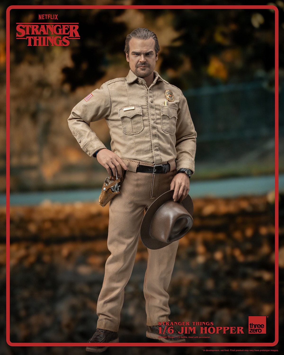 Jim Hopper (Season 1) Sixth Scale Figure by Threezero | Sideshow ...