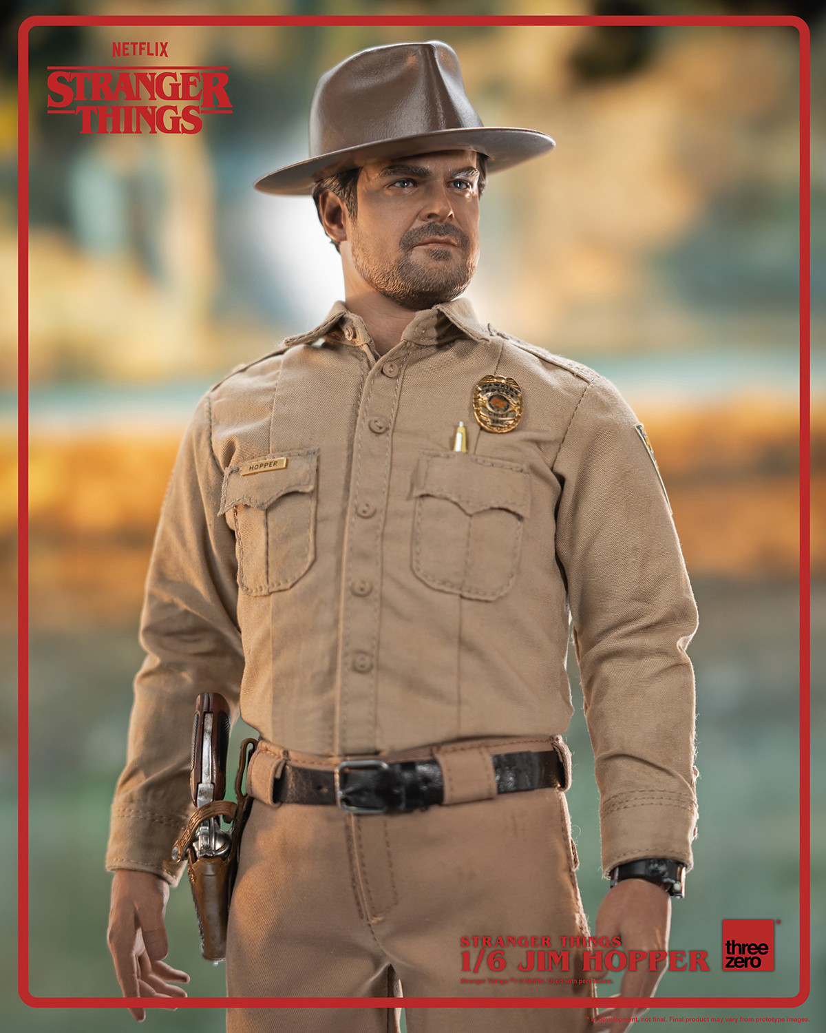 Jim Hopper (Season 1) Sixth Scale Figure by Threezero | Sideshow ...
