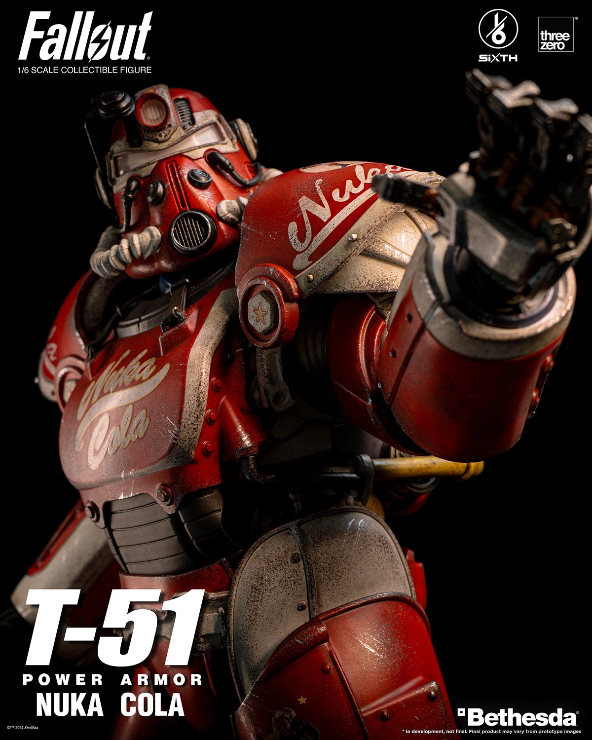 T-51 Nuka Cola Power Armor Sixth Scale Figure by Threezero | Sideshow Collectibles