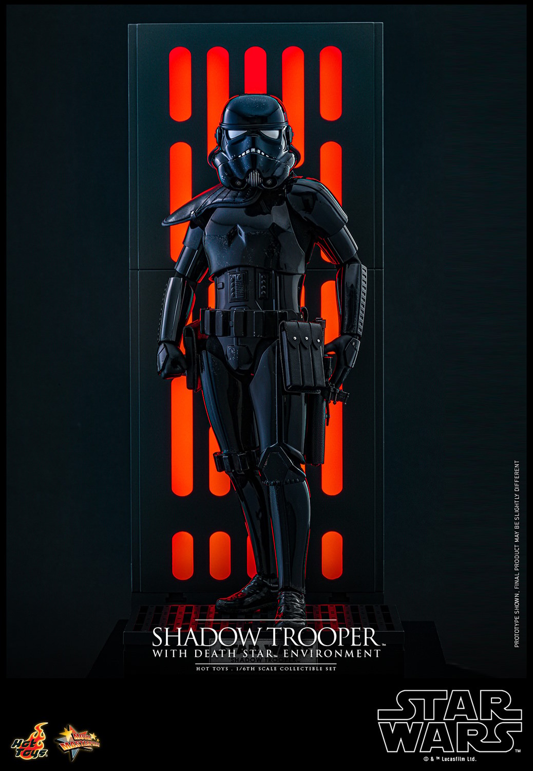 Shadow Trooper™ with Death Star Environment Sixth Scale Figure by Hot ...