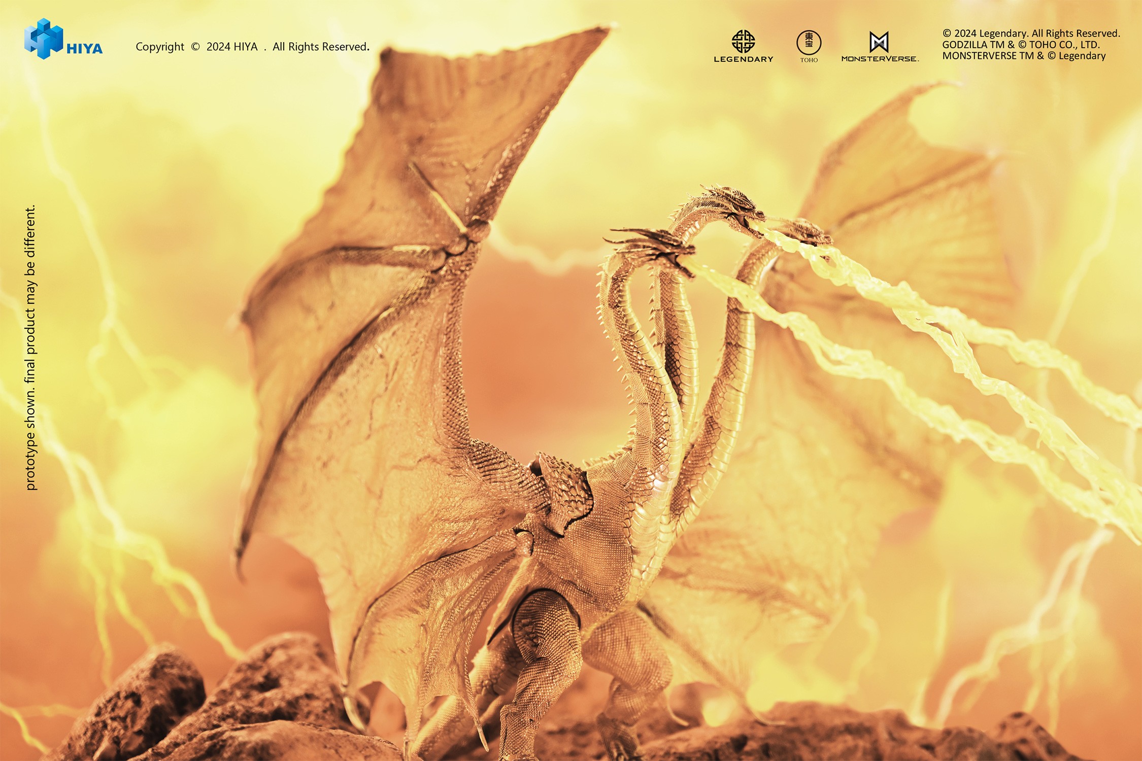 King Ghidorah Collectible Figure by Hiya Toys | Sideshow Collectibles