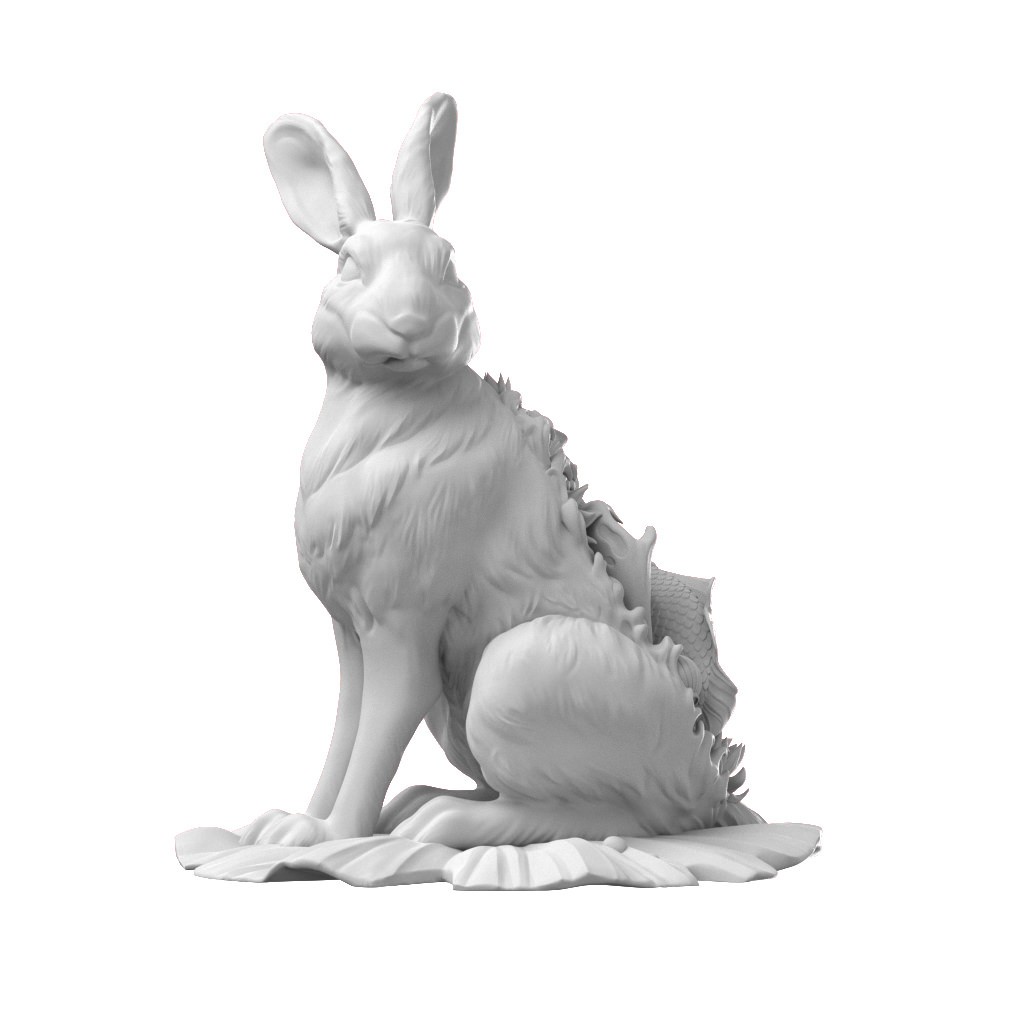 Water Rabbit Statue by Mighty Jaxx | Sideshow Collectibles