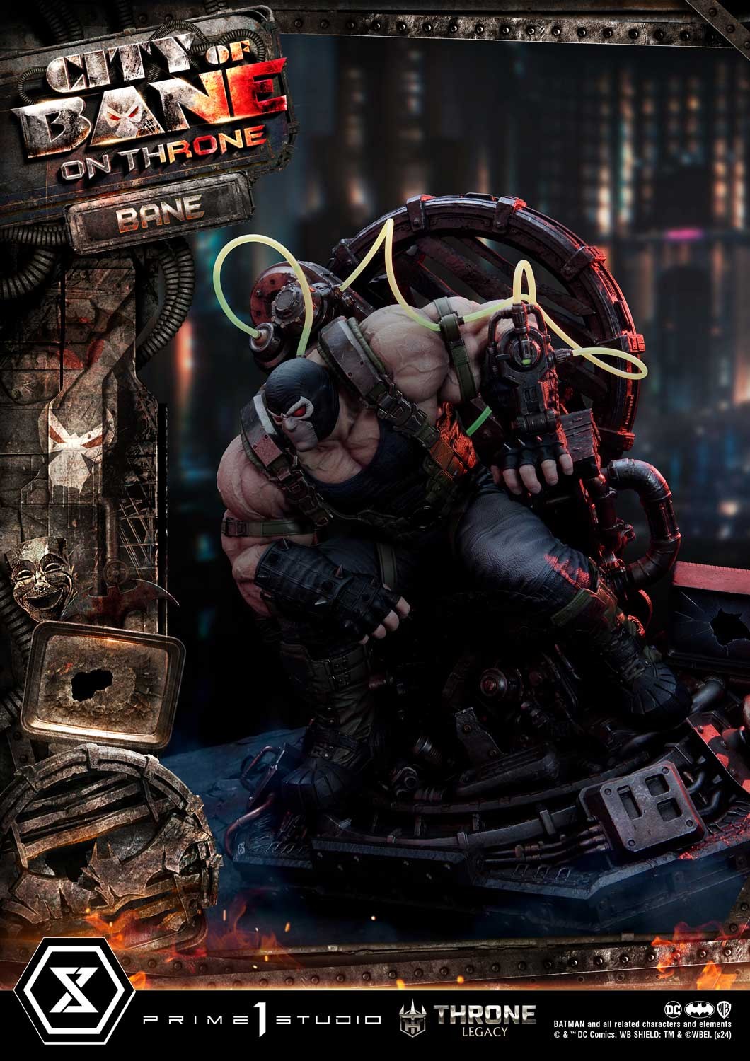 Bane on Throne Quarter Scale Statue by Prime 1 Studio | Sideshow ...