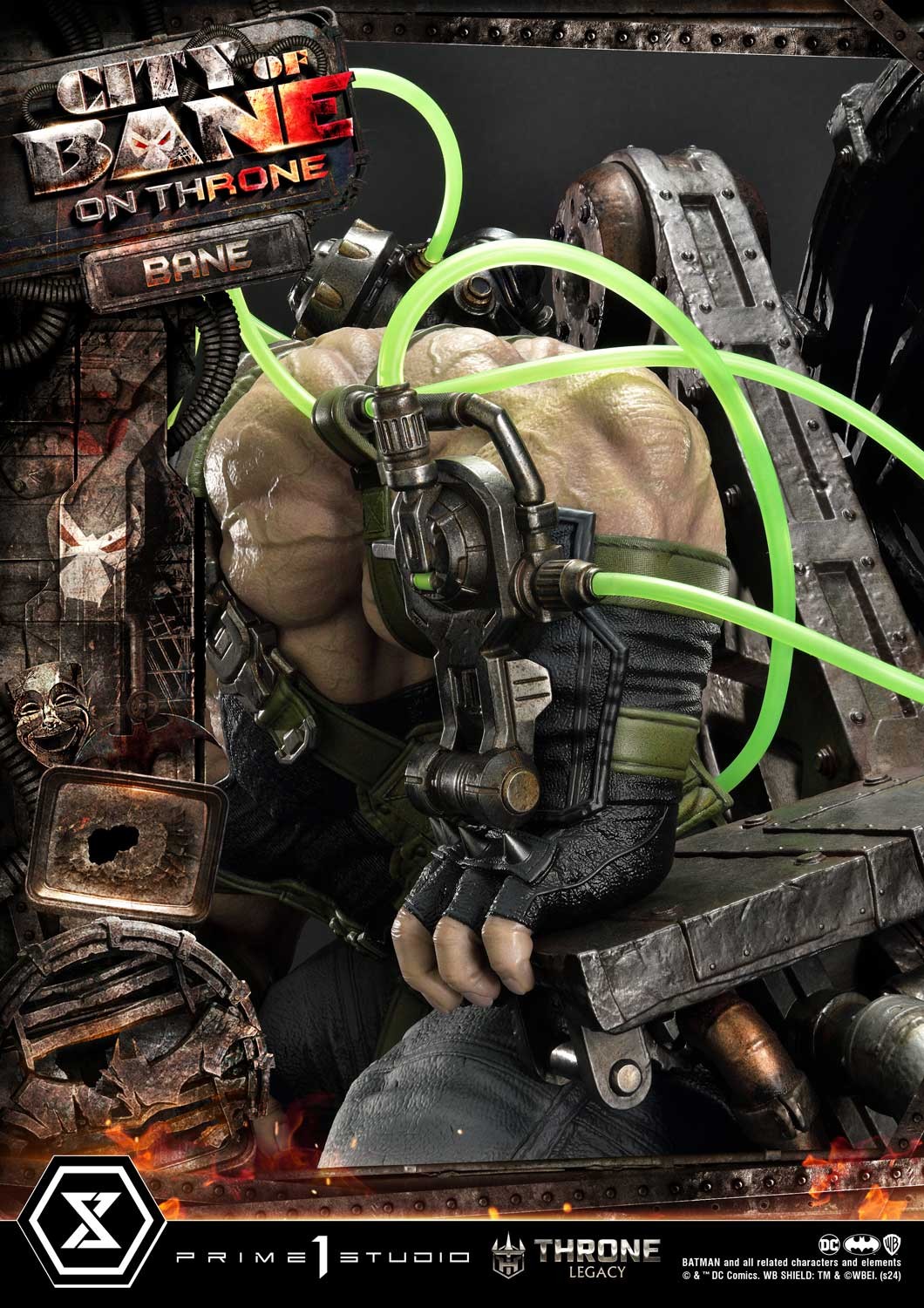 Bane on Throne Quarter Scale Statue by Prime 1 Studio | Sideshow ...