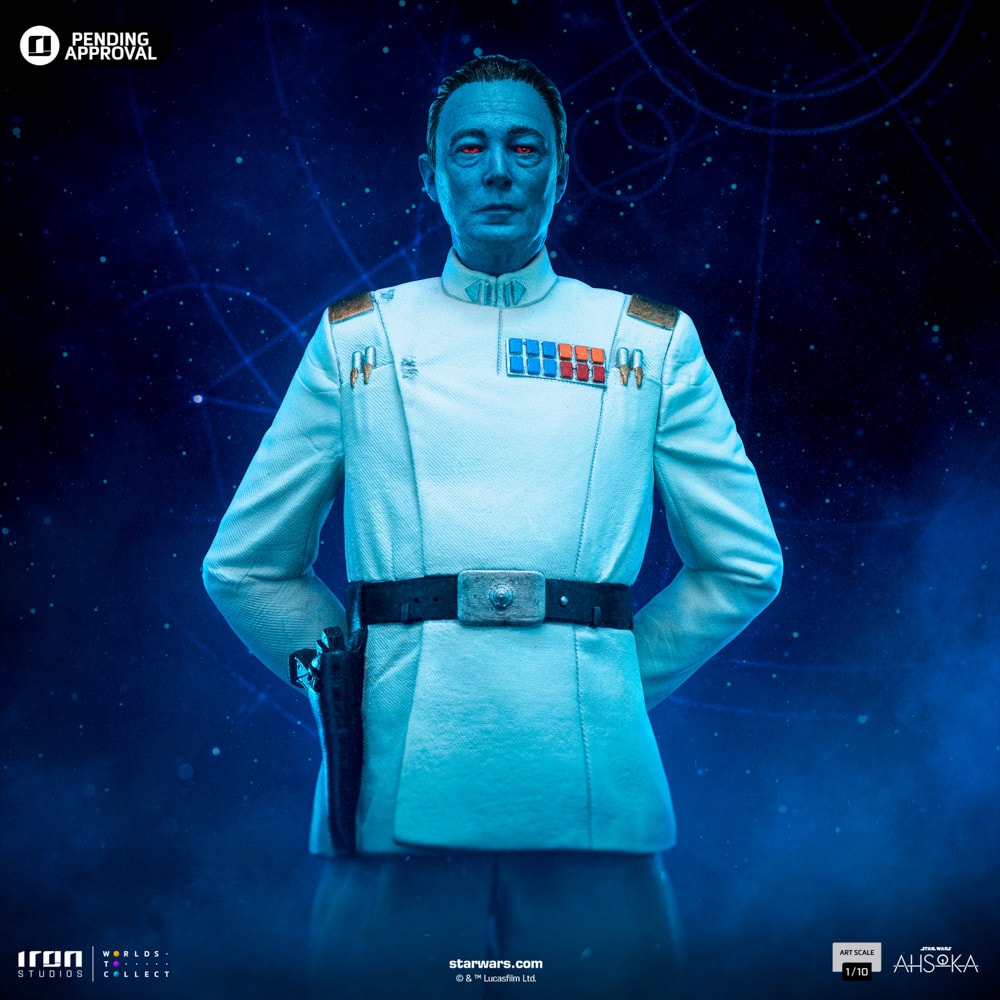 Grand Admiral Thrawn Art Scale 1:10 Scale Statue by Iron Studios ...