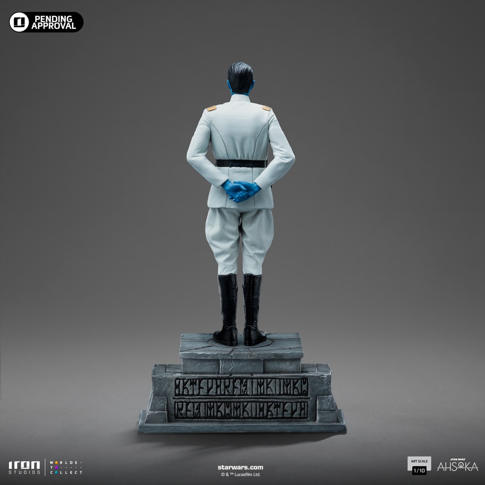 Grand Admiral Thrawn Art Scale 1:10 Scale Statue by Iron Studios ...