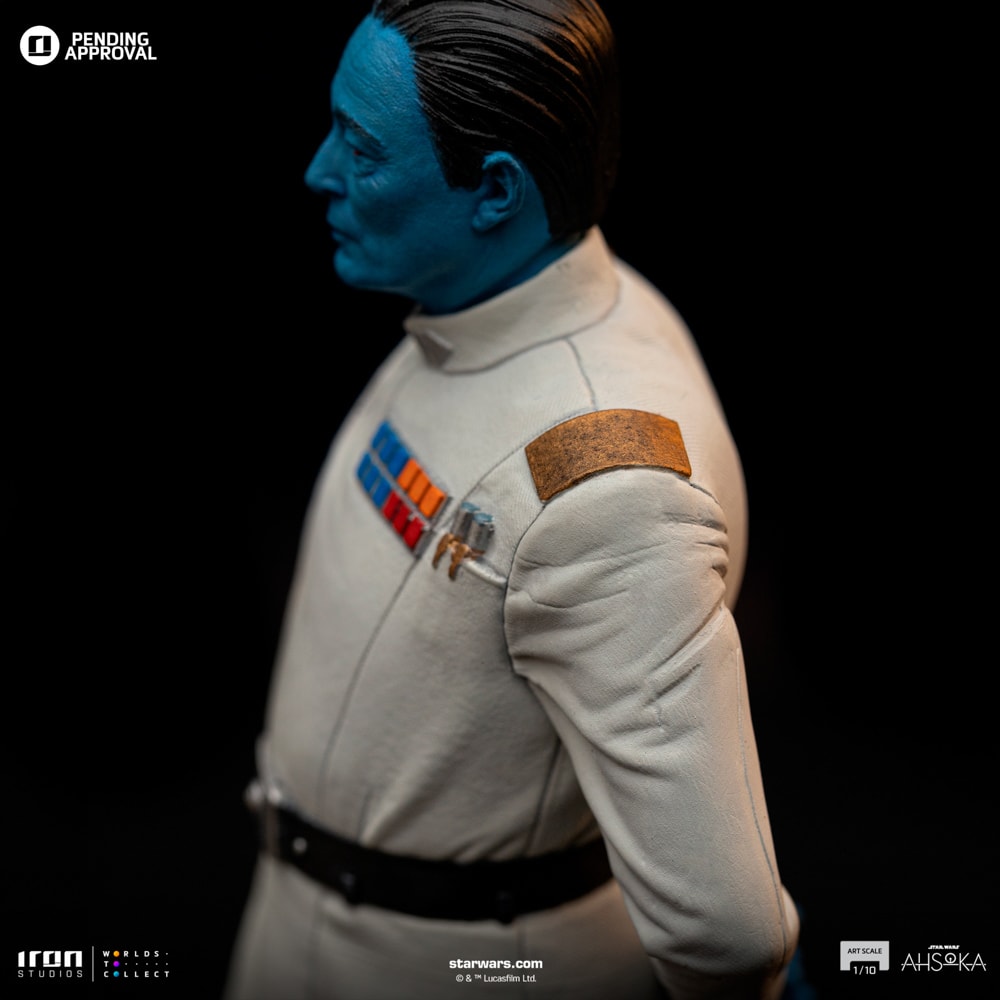 Grand Admiral Thrawn Art Scale 1:10 Scale Statue by Iron Studios ...