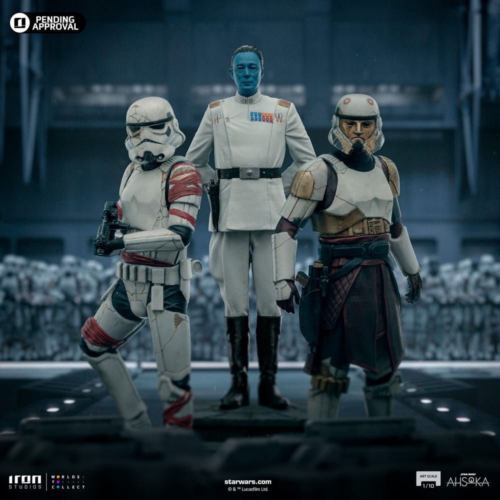 Grand Admiral Thrawn Art Scale 1:10 Scale Statue by Iron Studios ...
