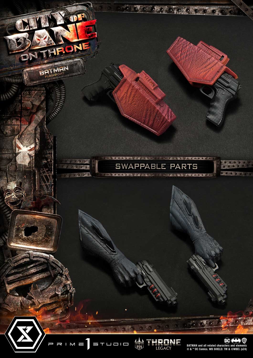 Flashpoint Batman (Bonus Version) Quarter Scale Statue by Prime 1 ...