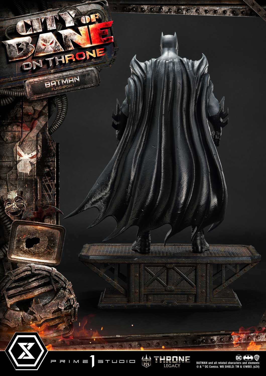Flashpoint Batman (Bonus Version) Quarter Scale Statue by Prime 1 ...