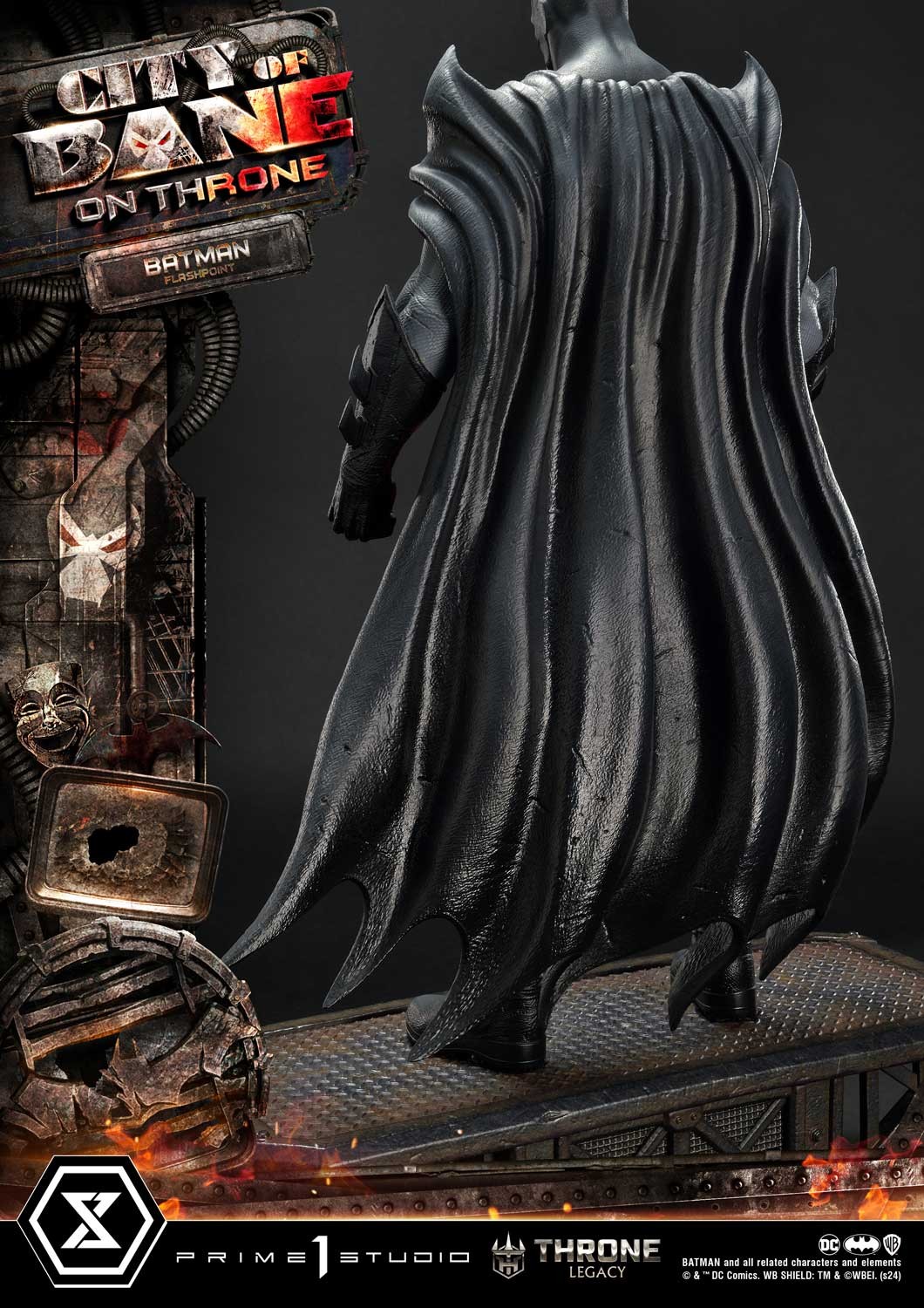 Flashpoint Batman (Bonus Version) Quarter Scale Statue by Prime 1 Studio | Sideshow Collectibles