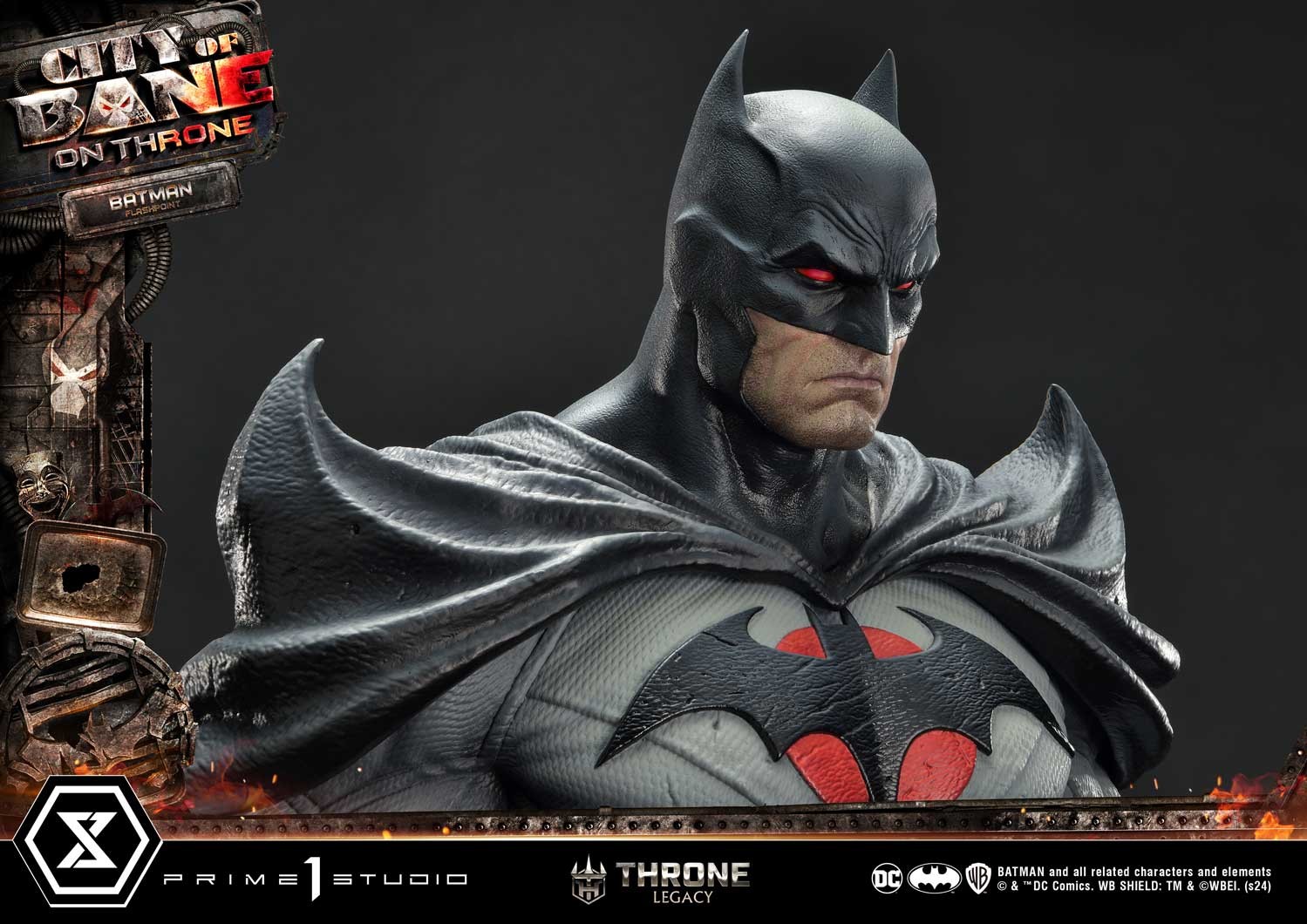 Flashpoint Batman (Bonus Version) Quarter Scale Statue by Prime 1 ...